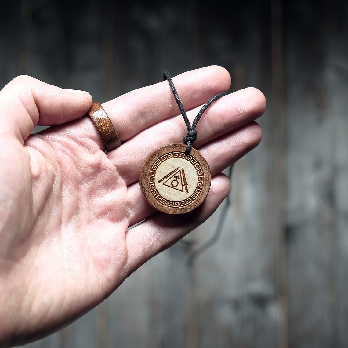 Ares Pendant Necklace-greek Symbol Pendant-ancient Greek Symbol Pendant ...