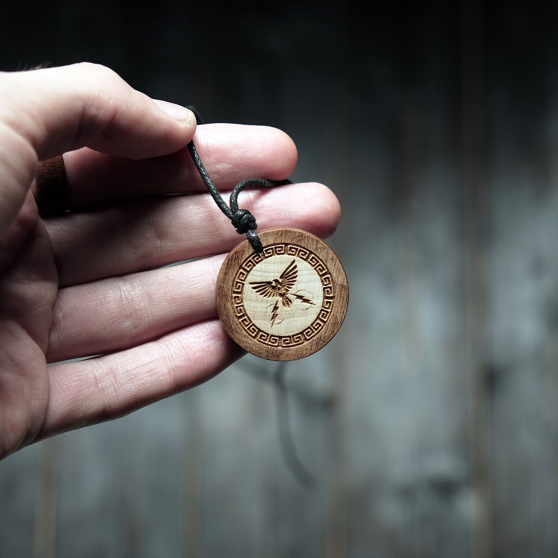 Zeus Necklace-greek Symbol Pendant-jupiter God Necklace-ancient Greek ...