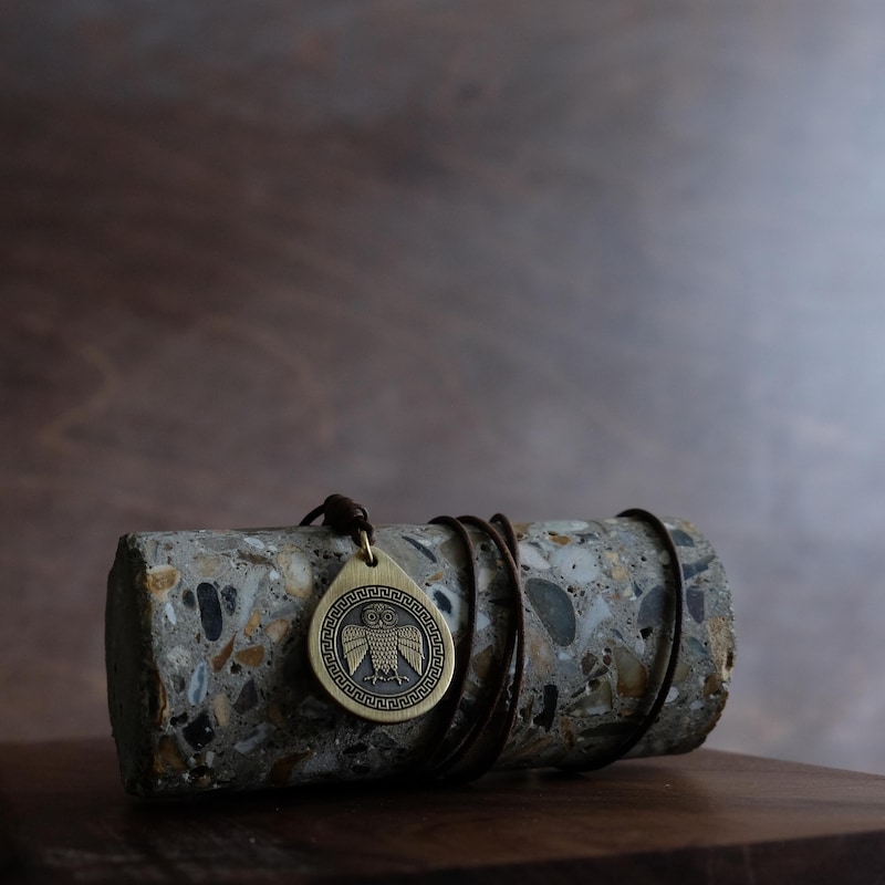 Bird Leather Necklace Man - Etsy UK