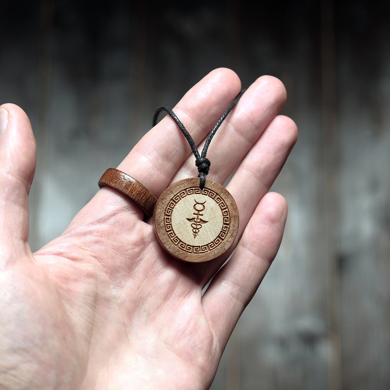 Hermes Necklace-greek Symbol Pendant-ancient Greek Mythology - Etsy