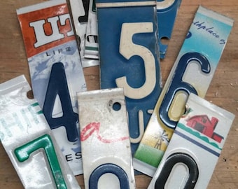 License plate letters | Etsy