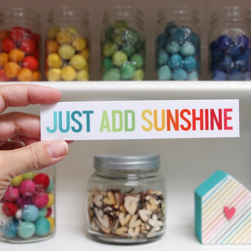 Sunrise Wave Vinyl Sticker Water Bottle Sticker Laptop - Etsy