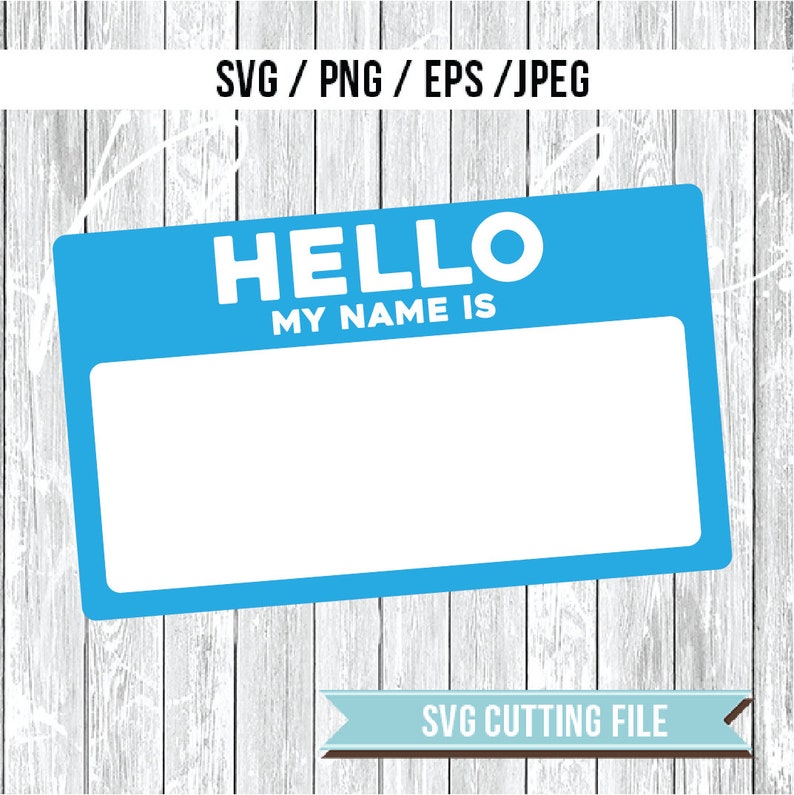 DESCARGAR AHORA: Hola Mi nombre es - Etsy España