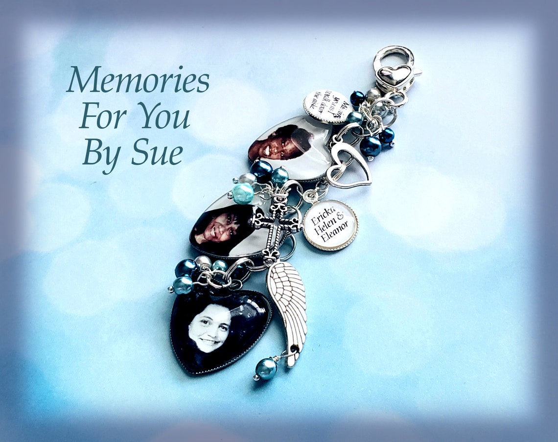 Wedding Bouquet Photo Charm Brooch-custom Photo | Etsy