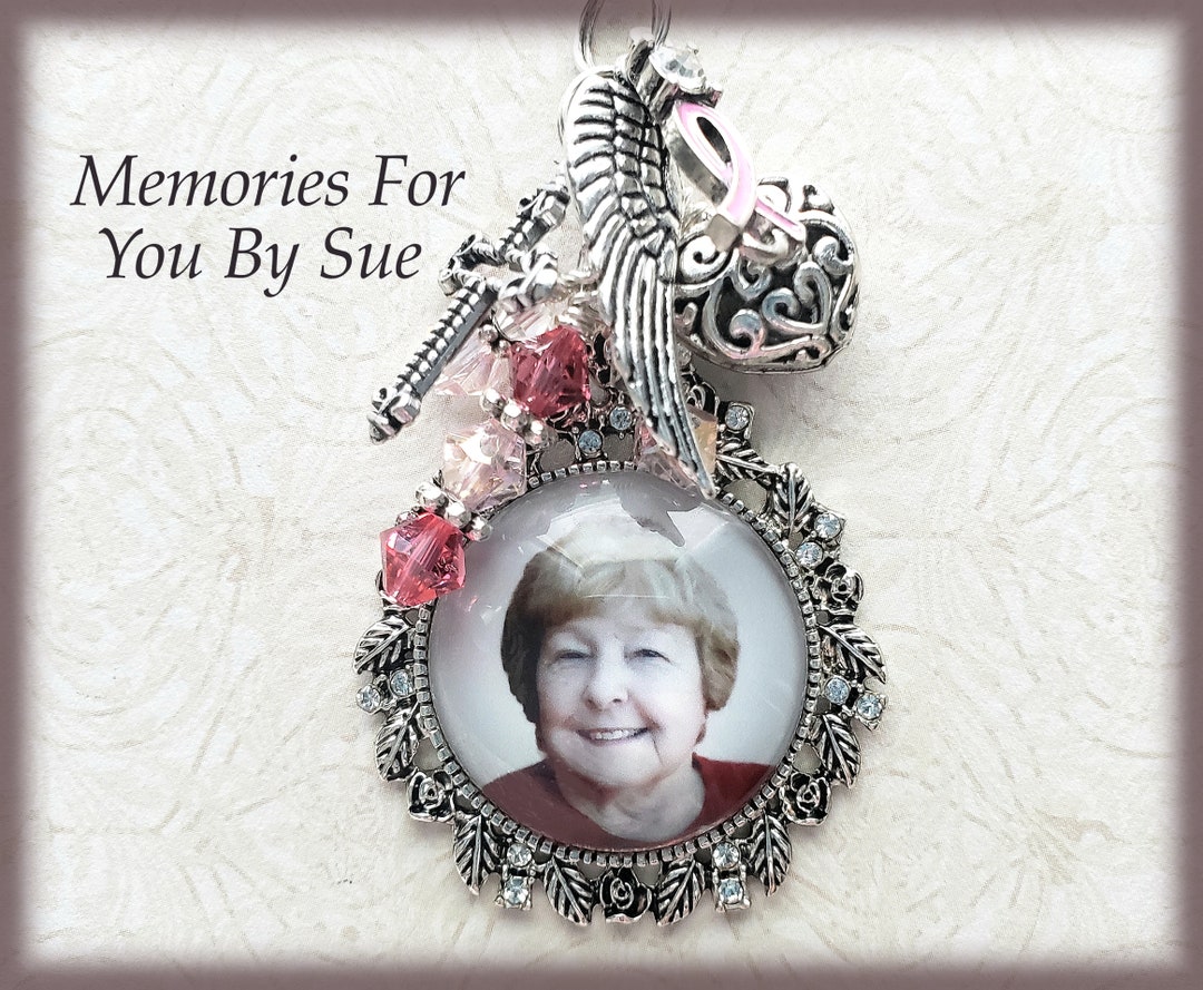Silver Round Pendant Necklace-personalised Photo Gift-custom - Etsy