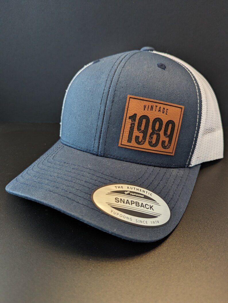 Vintage 1990 Hat, 35th Birthday Hat, Vintage Personalized Established ...