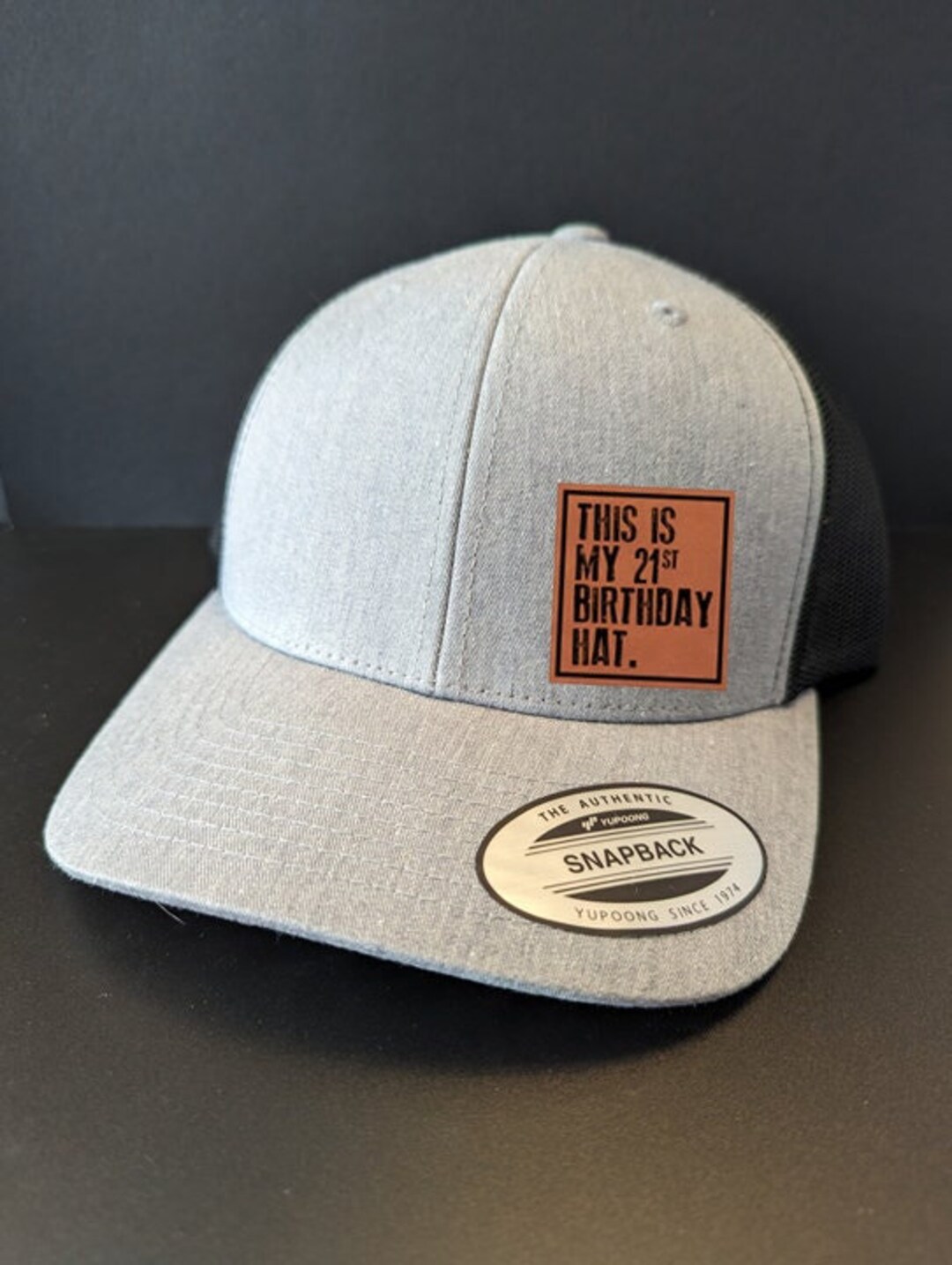 This is My 21st Birthday Hat, Patch Hat, Personalized Age, Patch ...