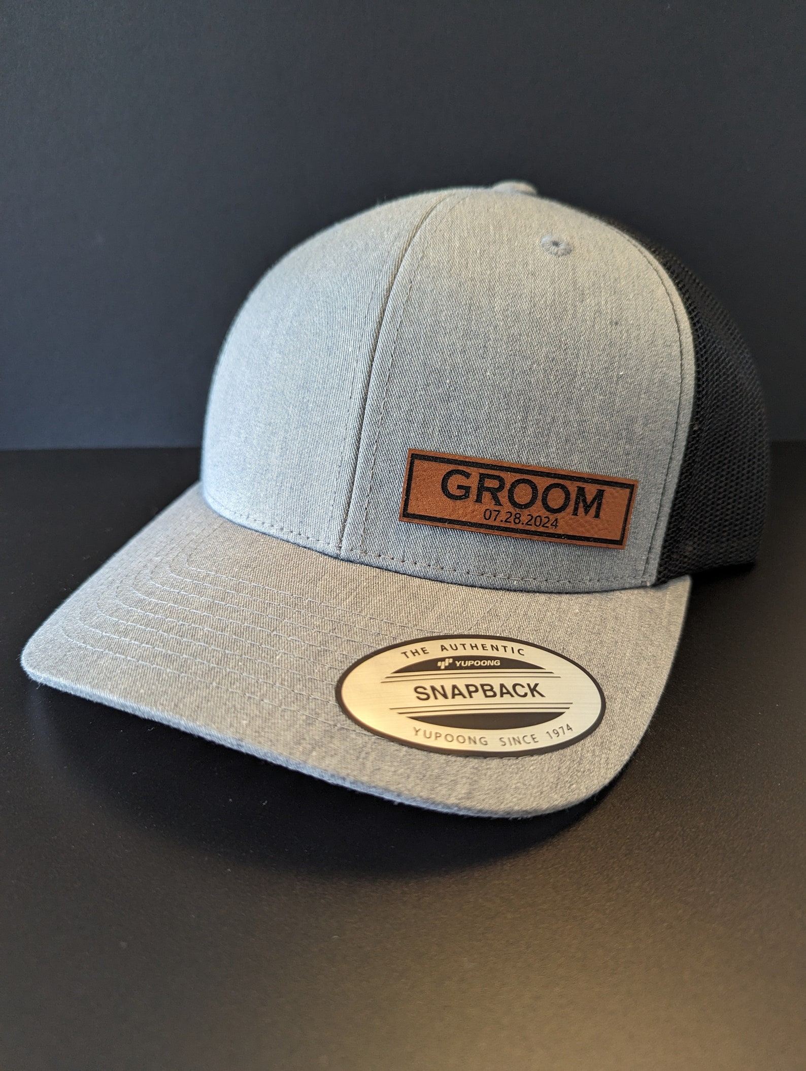 Groom Hat, Personalized Wedding Date Hat, Wedding Day, Husband Gift ...