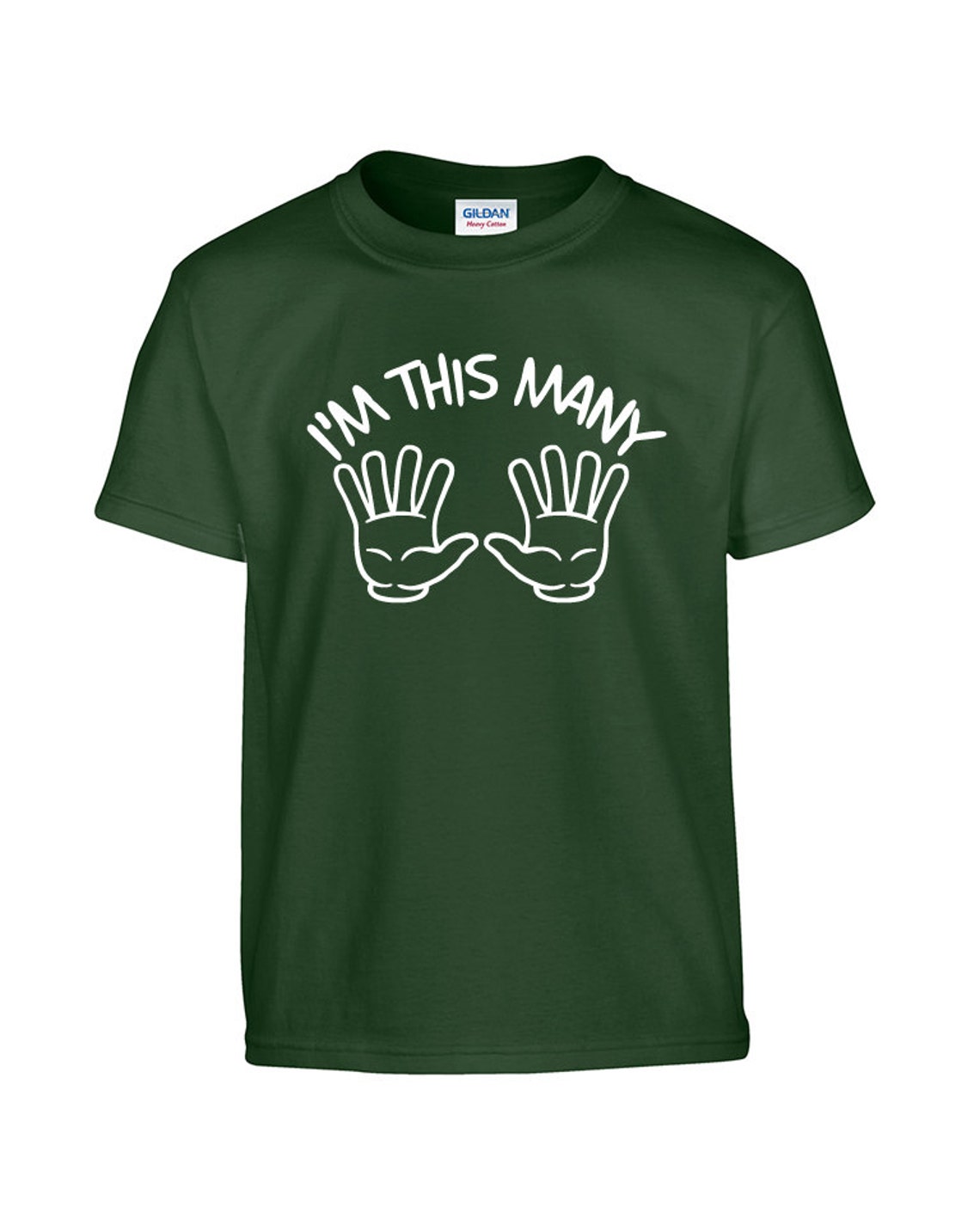 I'm This Many Ten 10th Birthday Tshirt Kids 10th Birthday - Etsy