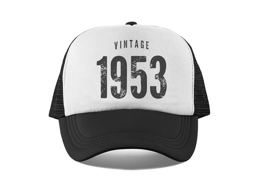 Vintage 1953 Birthday Hat, 70th Birthday Hat, 70 Years Old Hat, Mesh ...