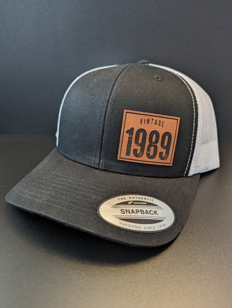 Vintage 1990 Hat, 35th Birthday Hat, Vintage Personalized Established ...
