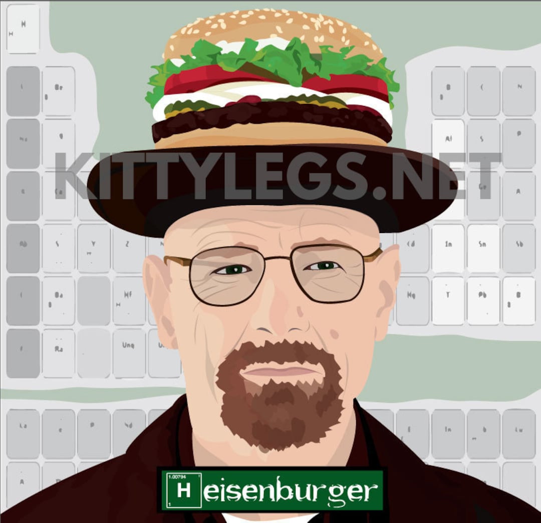 Heisenburger Illustration - Etsy