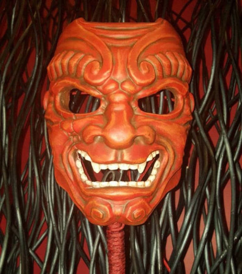 Samurai Mempo Oni Mask. Basic Edition. - Etsy