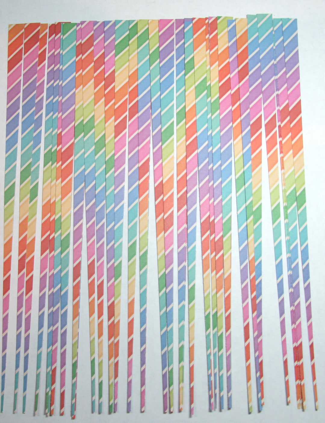 Pre Cut Paper Bead Making Strips Paper Bead Supplies Craft Supplies ...