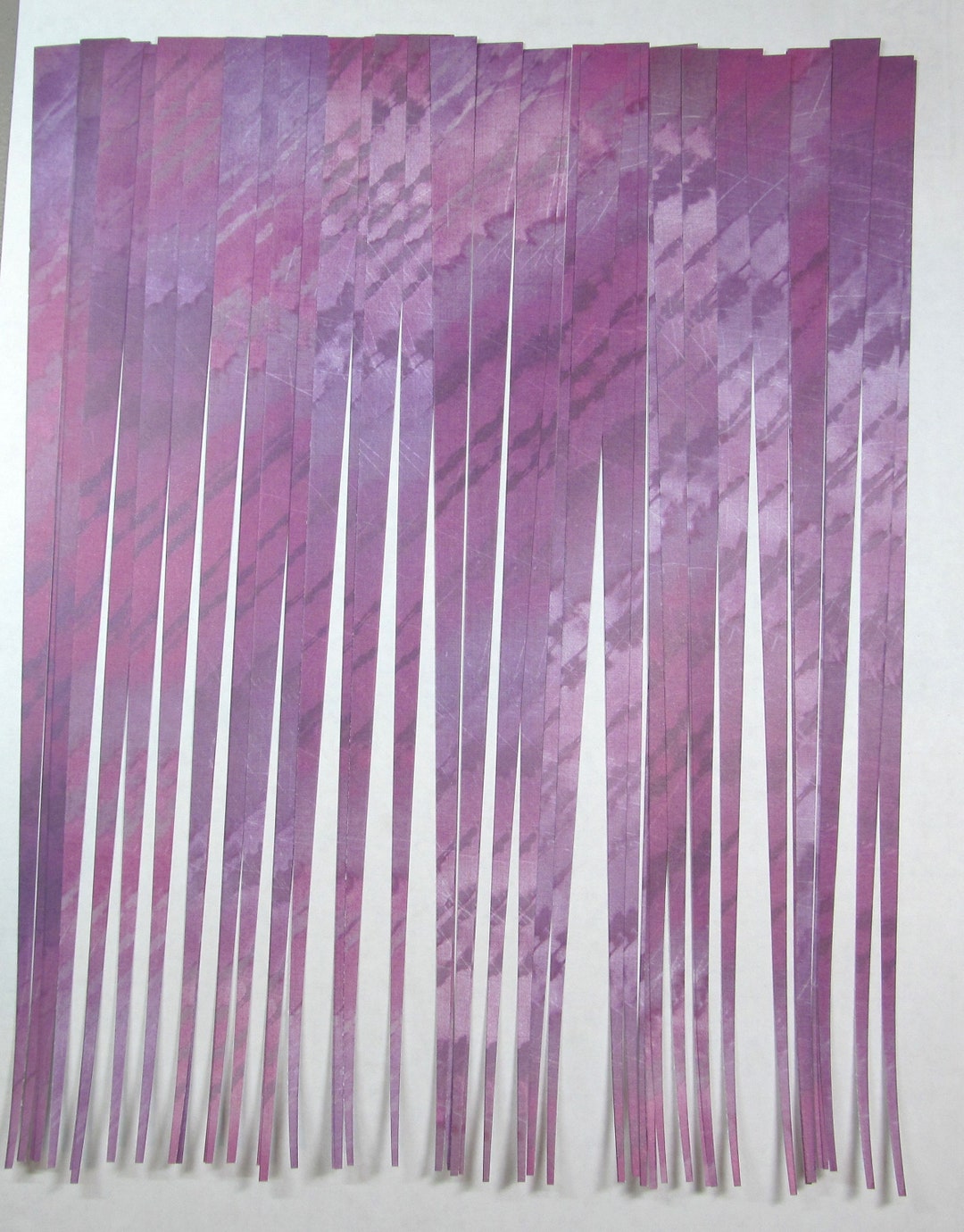 Pre Cut Paper Bead Making Strips Paper Bead Supplies, Purple Rain - Etsy