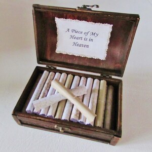 Baby Loss Scroll Box: Comforting Quotes About Grief in a Keepsake Wood ...