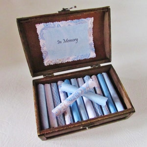 Baby Loss Scroll Box: Comforting Quotes About Grief in a Keepsake Wood ...