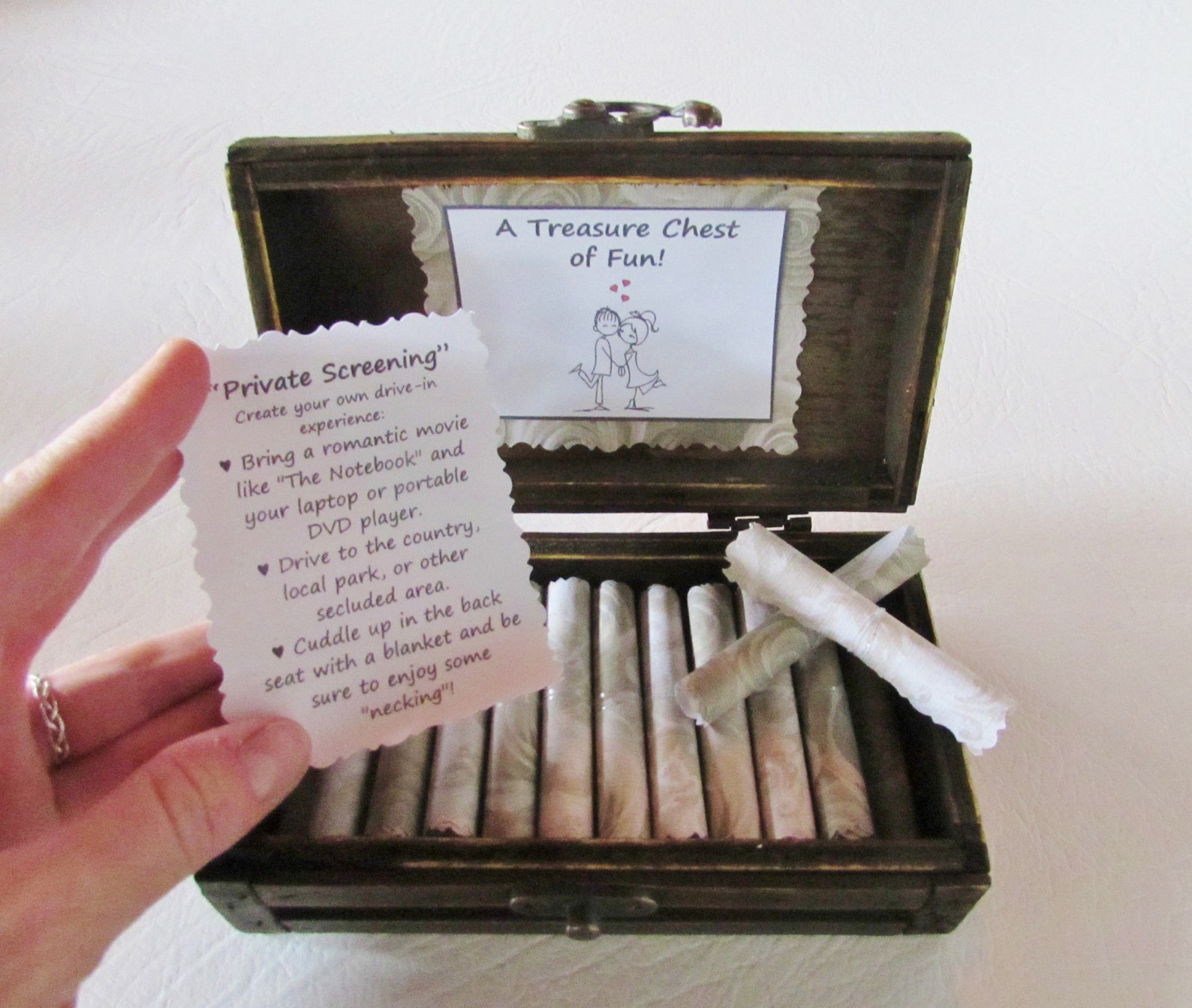 A Treasure Chest of Fun Date Night Ideas and Sex Coupons in - Etsy