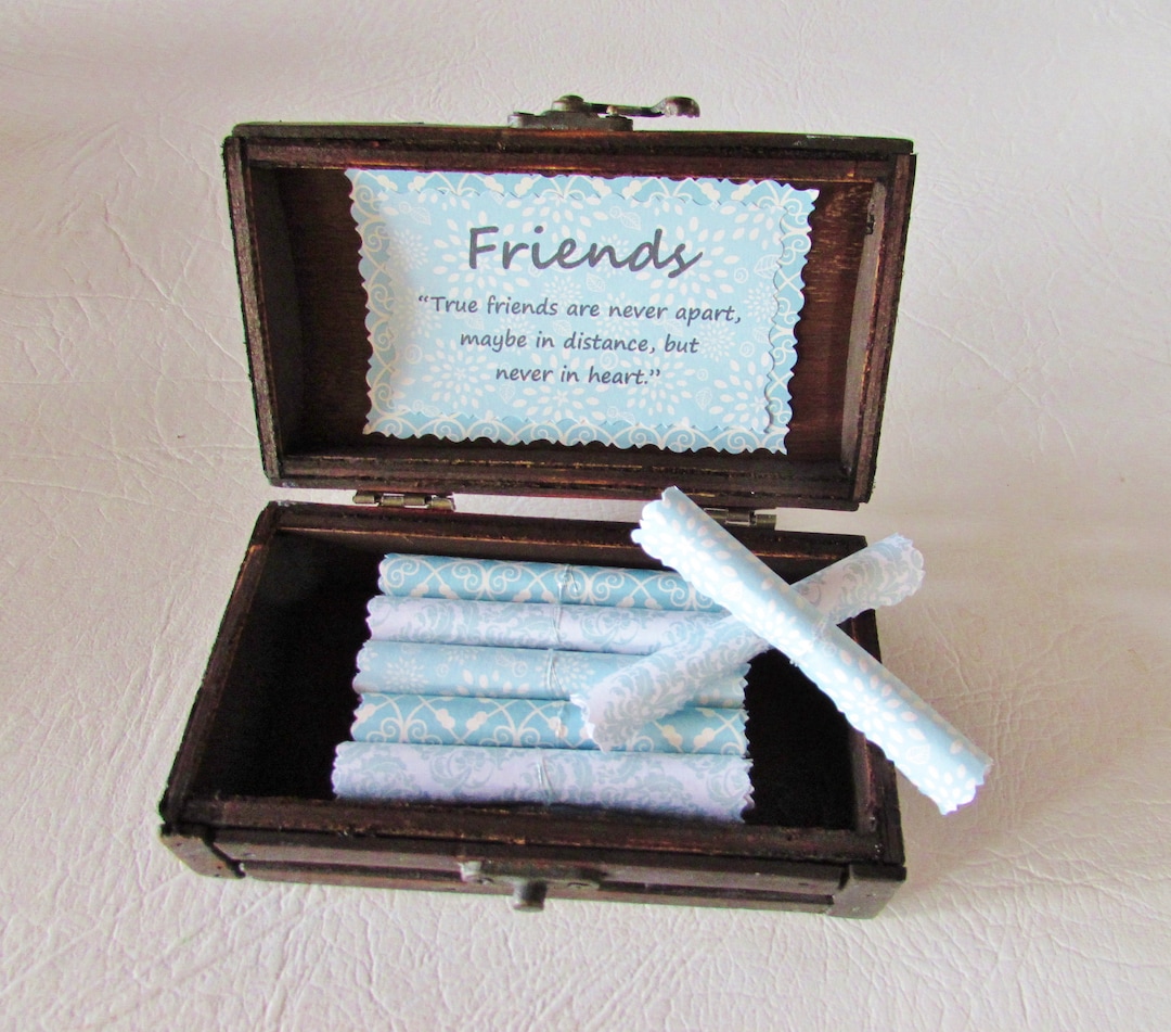 Friend Goodbye Quote Treasure Chest - Etsy
