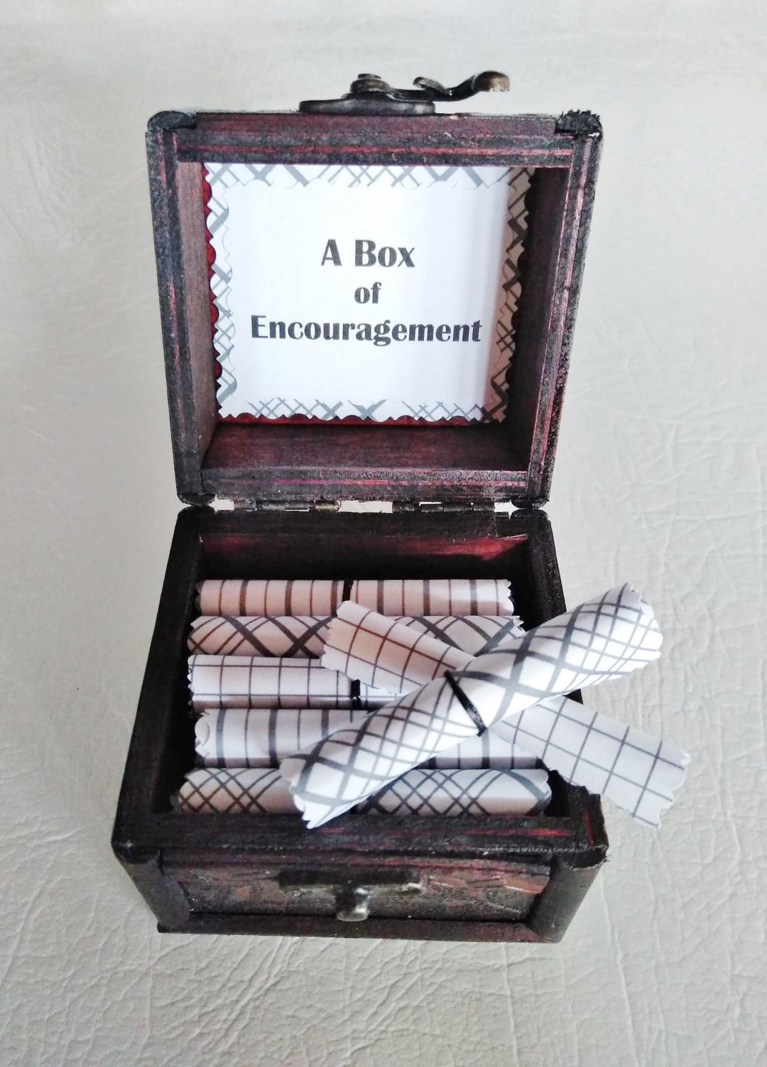 Graduation Gift, A Box of Inspiration, Motivational Quotes in Wood Box ...