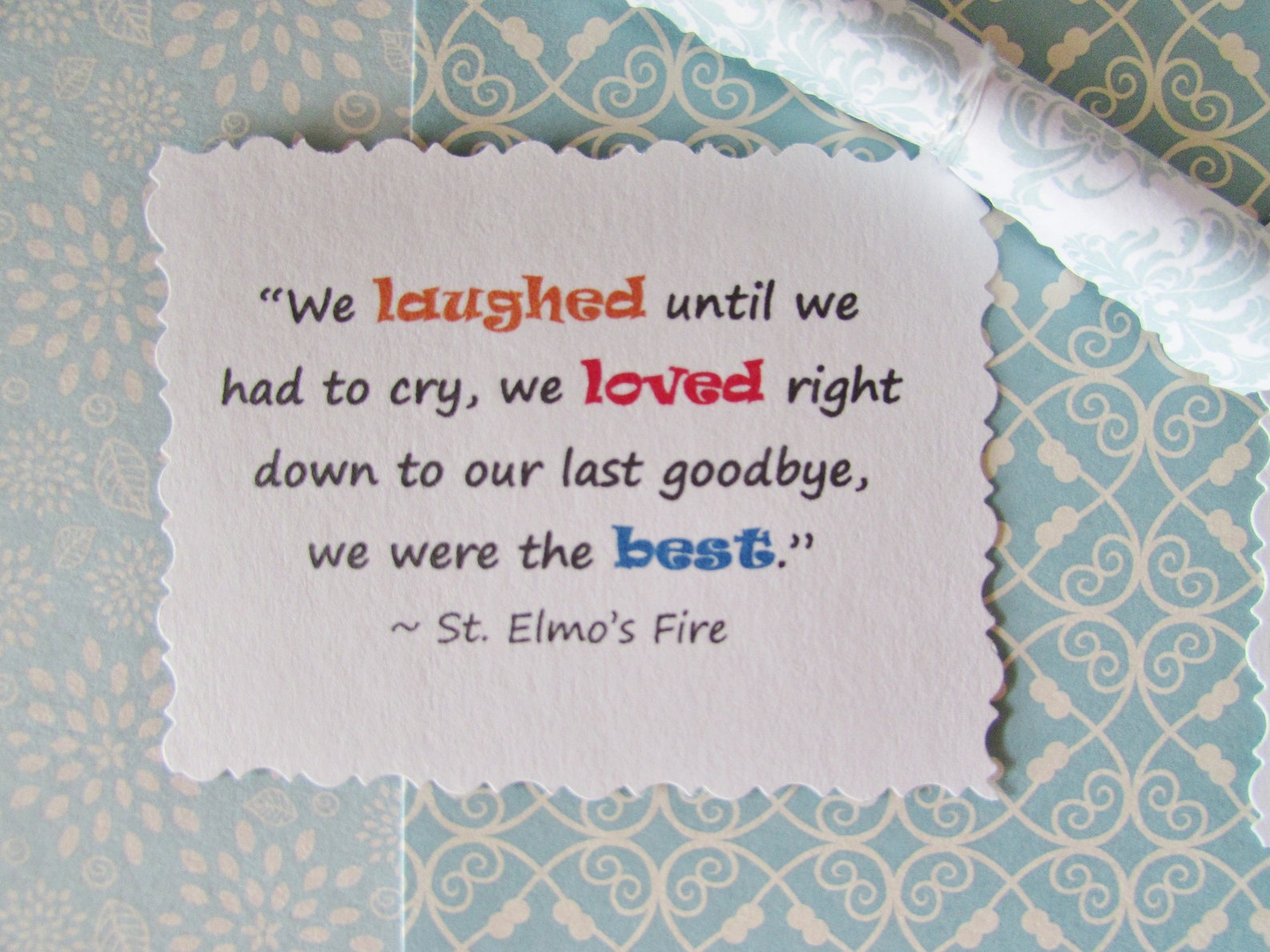 Friend Goodbye Quote Treasure Chest | Etsy