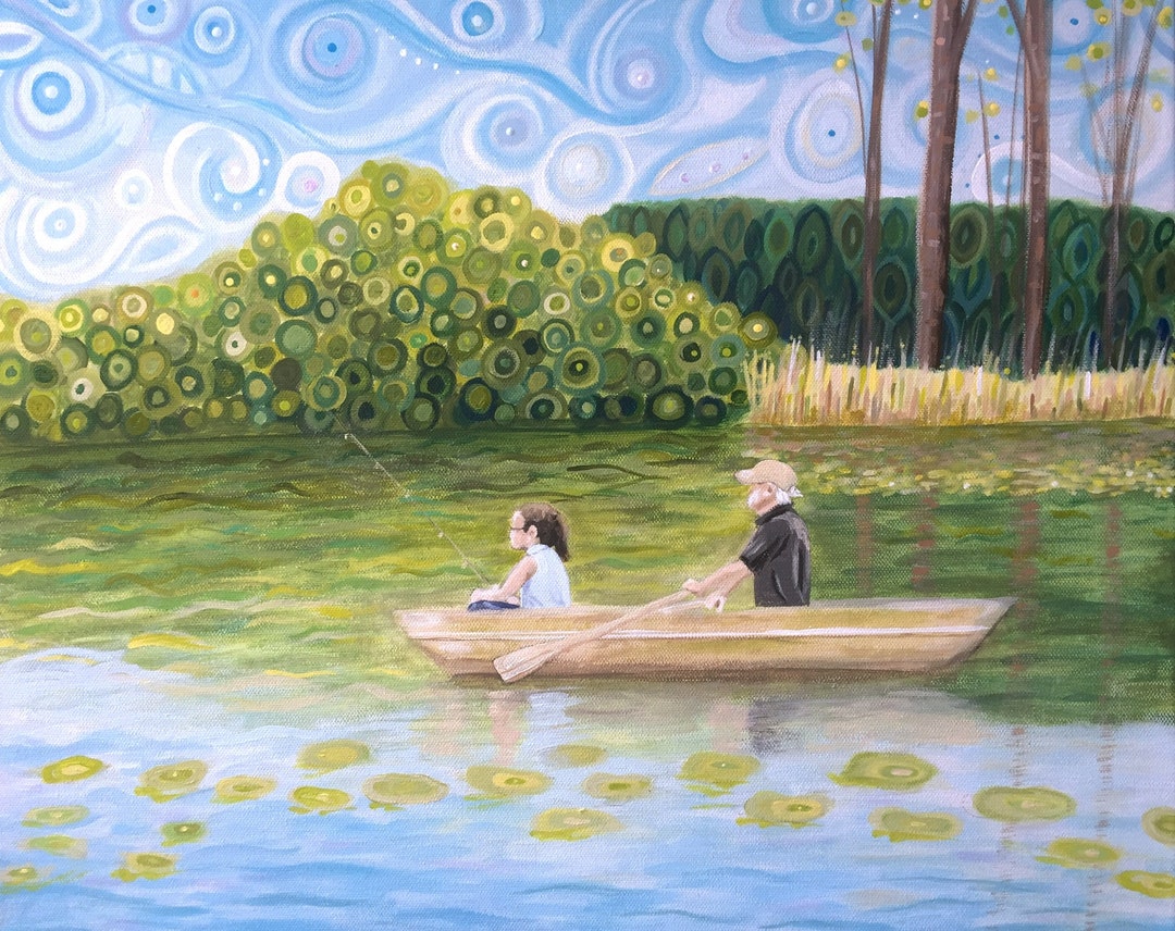 Your Favorite Place - Custom Original Funky Landscape Painting ...
