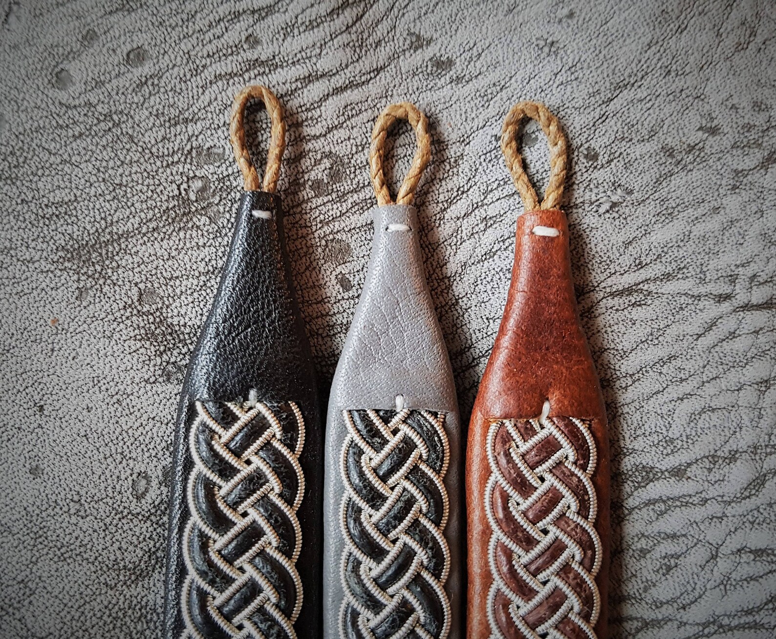 Tenntrådsarmband Leather Bracelet Sami Craft Scandinavian - Etsy Israel