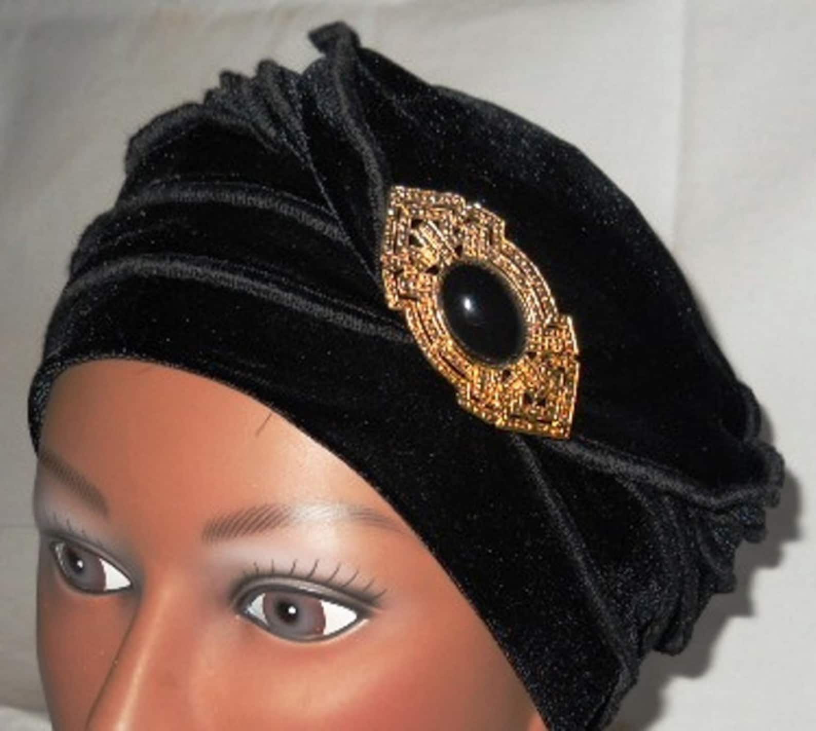 Black Stretch Velvet 'slinky" ( the Feel Good Hat )the Original "slinky ...