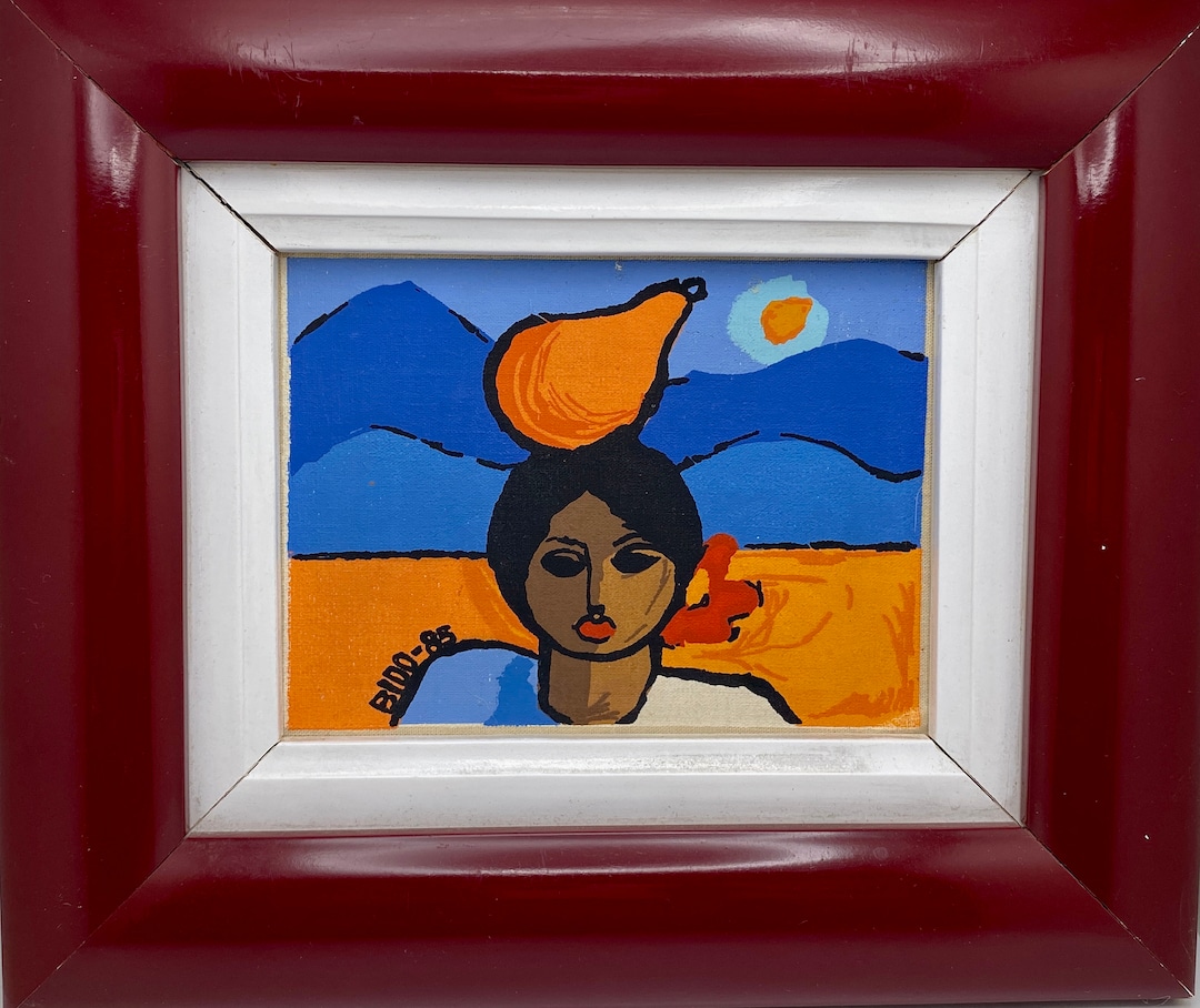 Candido Bido Original Acrylic Vintage Cándido Bido Painting - Etsy