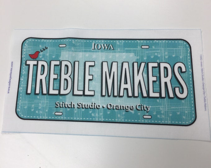 2018 Row by Row License Plates- Stitch Studio Orange City Iowa - Etsy