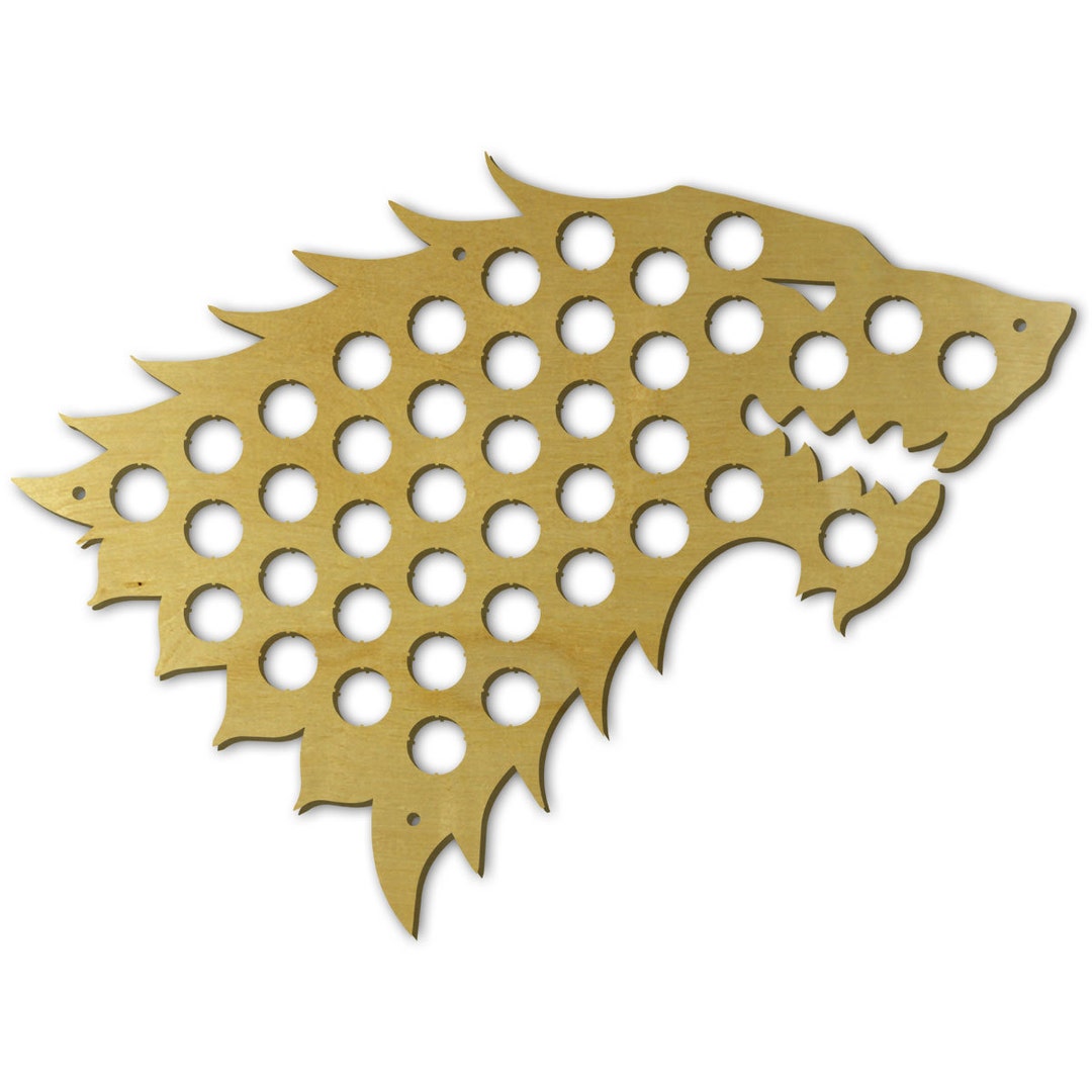 Game of Thrones Inspired Stark Direwolf Beer Cap Collector, Wolf's Head ...