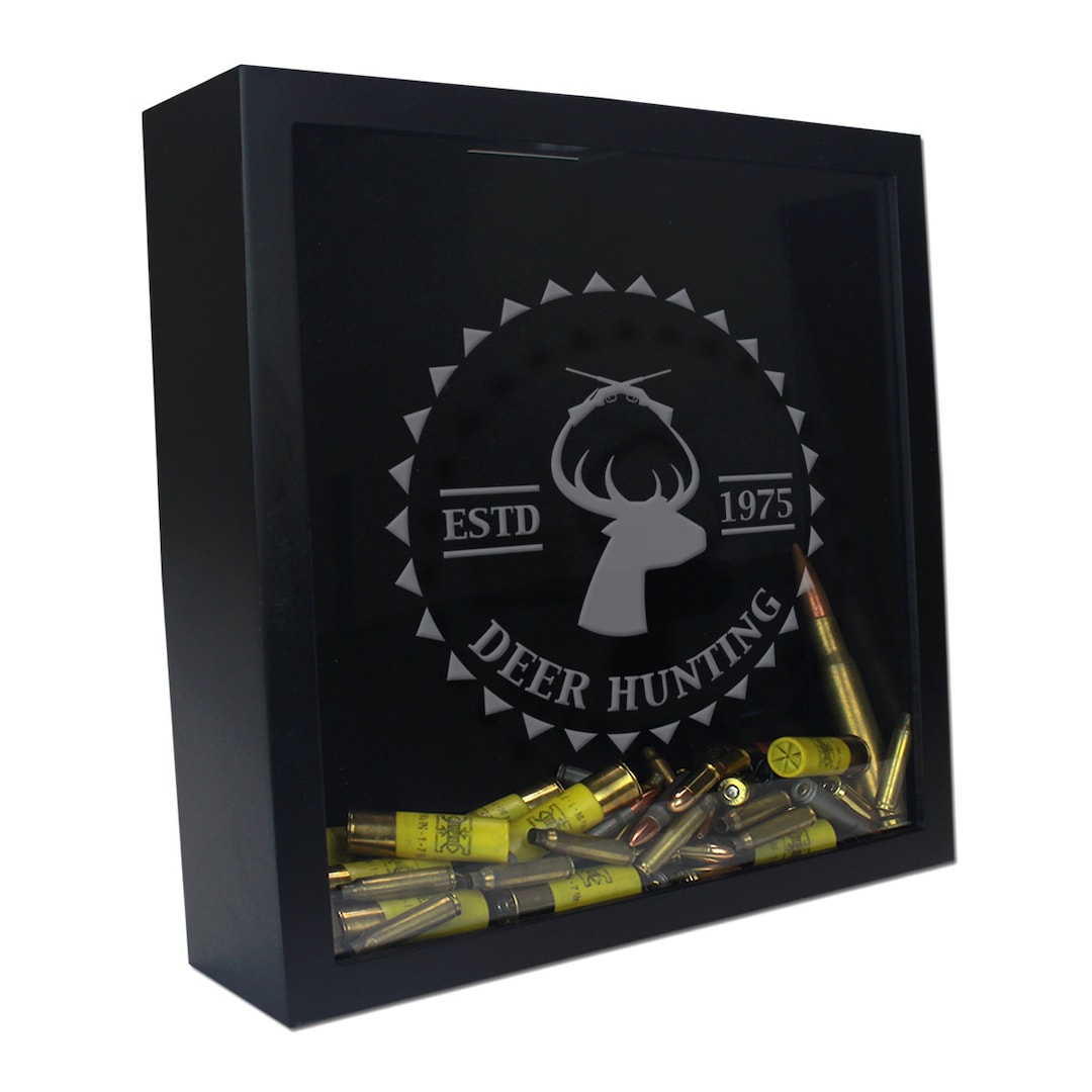 Shotgun Shell Display Case, Custom Bullet Casing Display, Personalized ...