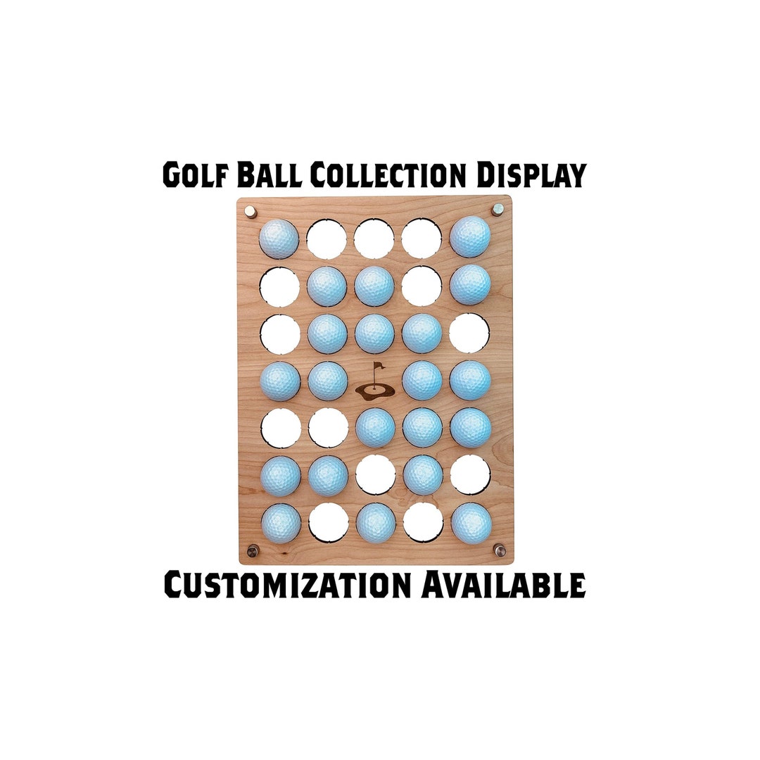 Golf Ball Collection Display, Golf Ball Holder, Custom Golf Ball Holder ...