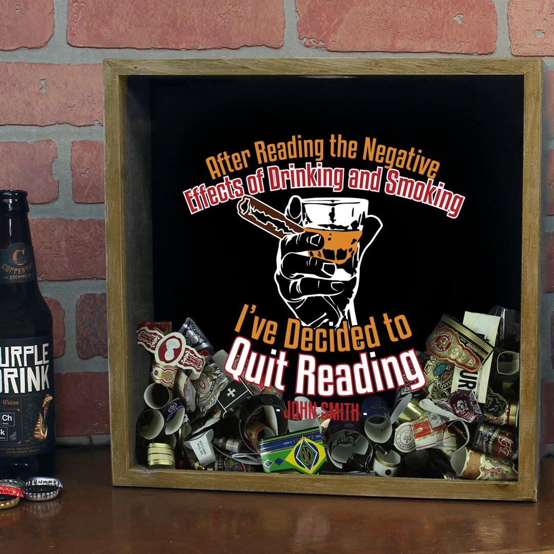 Cigar Band Custom Shadow Box, Personalized Cigar Bands, After Reading ...