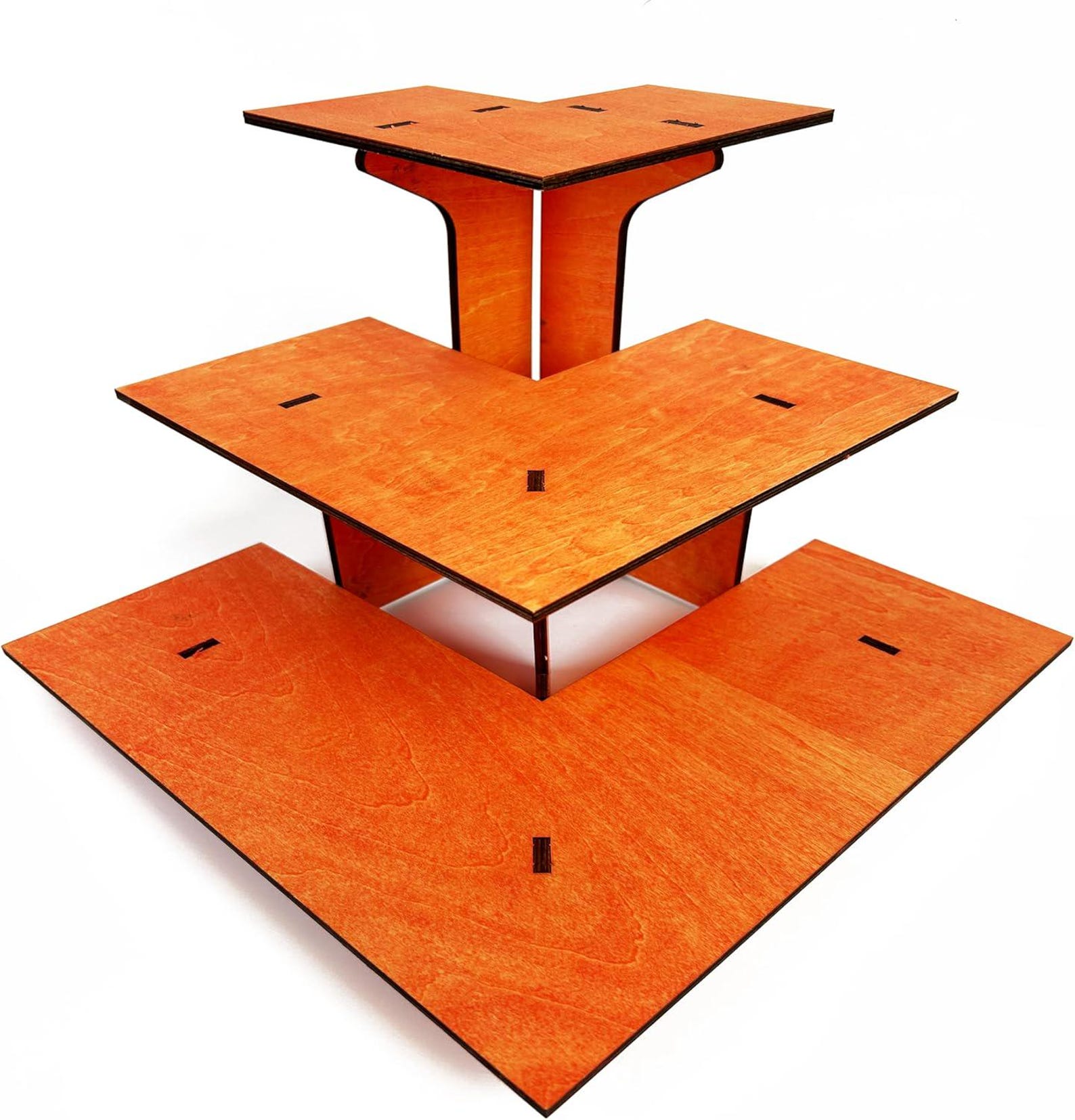 3-tier Retail Table Display Corner Stand With Shelves for Products ...