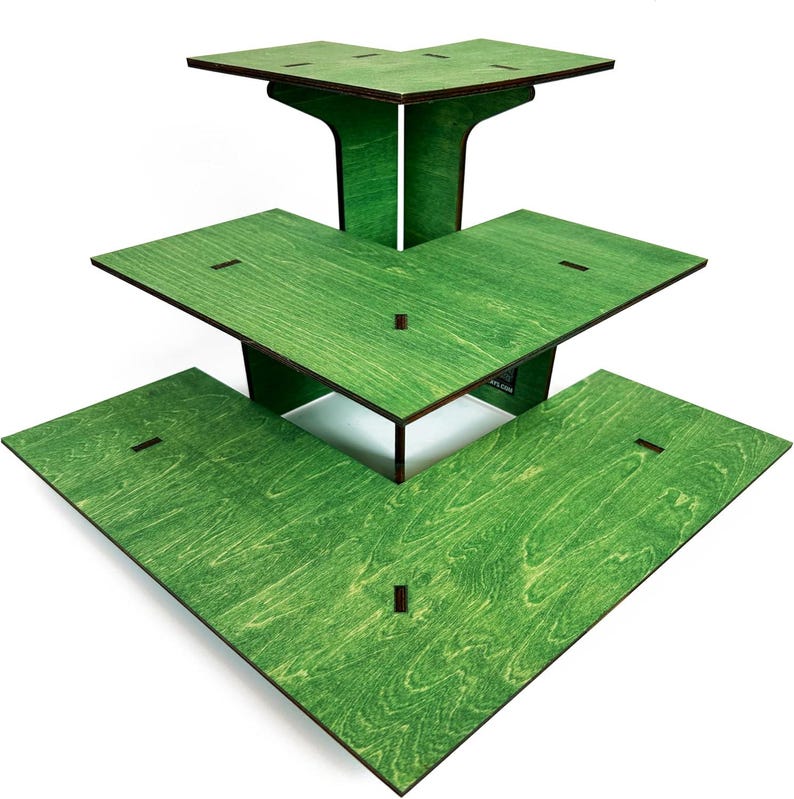 3-tier Retail Table Display Corner Stand With Shelves for Products ...