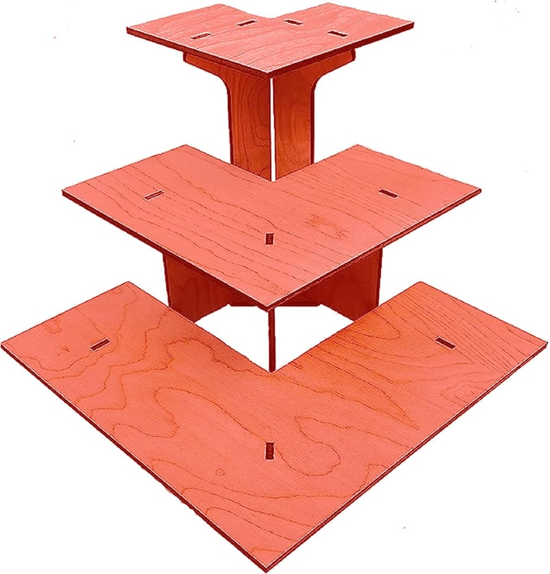 3-tier Retail Table Display Corner Stand With Shelves for Products ...