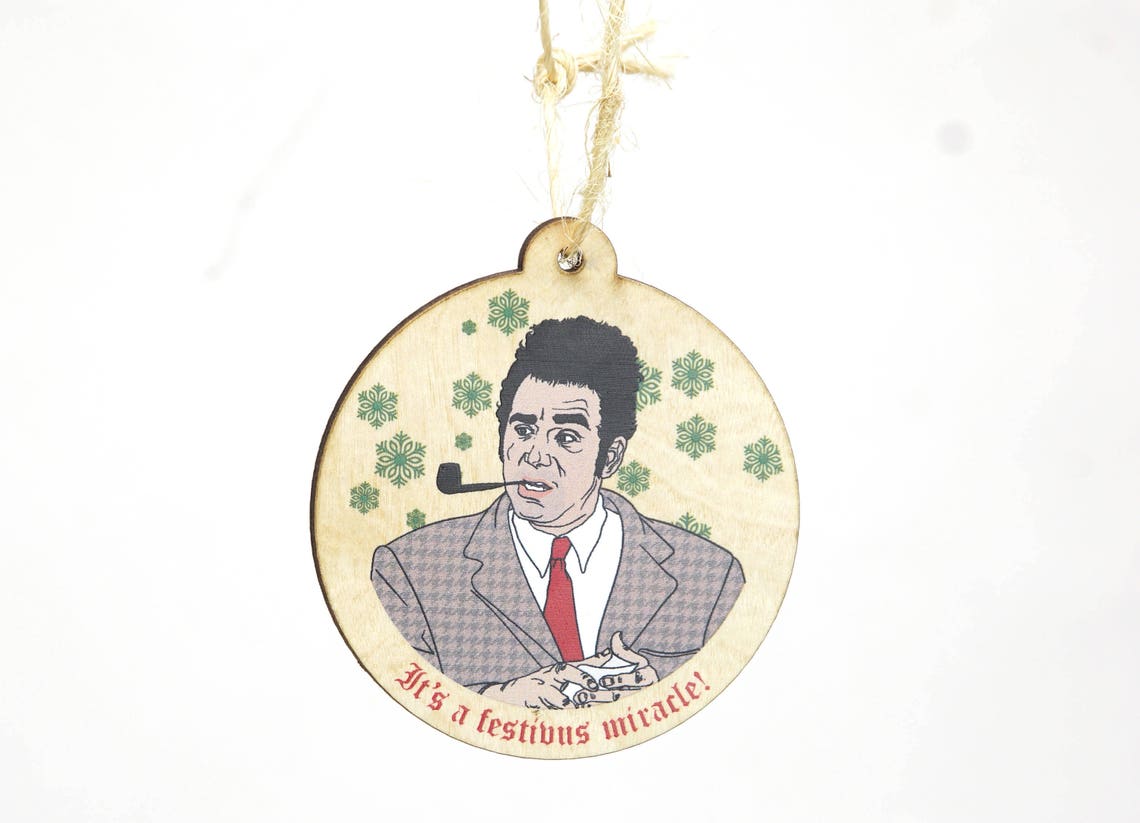 Seinfeld Christmas Ornaments Set of 4, Seinfeld Inspired Festivus ...