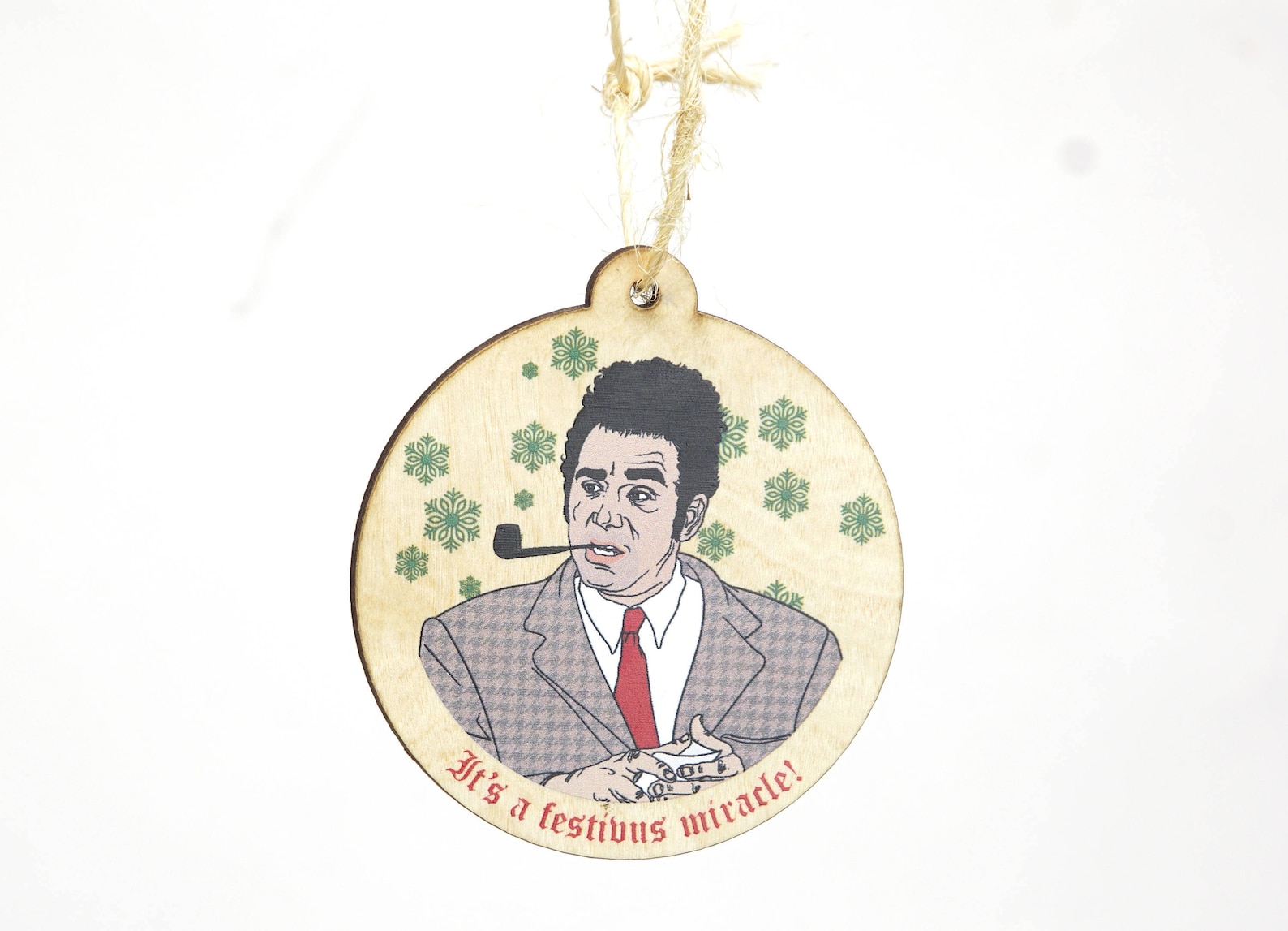 Seinfeld Christmas Ornaments Set of 4, Seinfeld Inspired Festivus ...