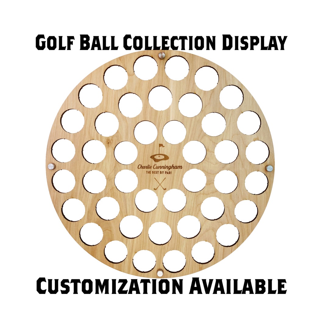 Golf Ball Collection Display, Golf Ball Holder, Custom Golf Ball Holder ...