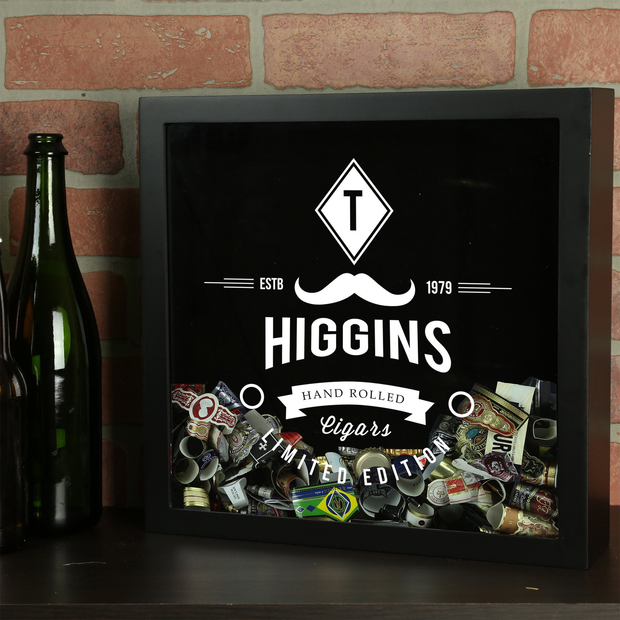 Cigar Band Custom Shadow Box, Personalized Cigar Bands, Englishman ...