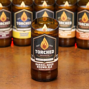 Beer Candle Handmade Beer Bottle Candle, Soy 8oz Beer Candle, Man ...