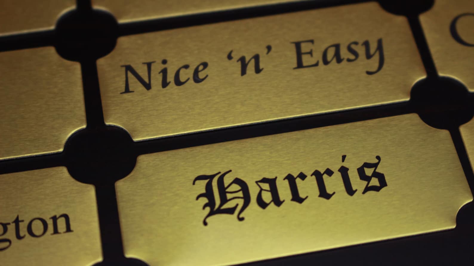 Personalized Nameplate Engraved Brass Nameplate | Etsy