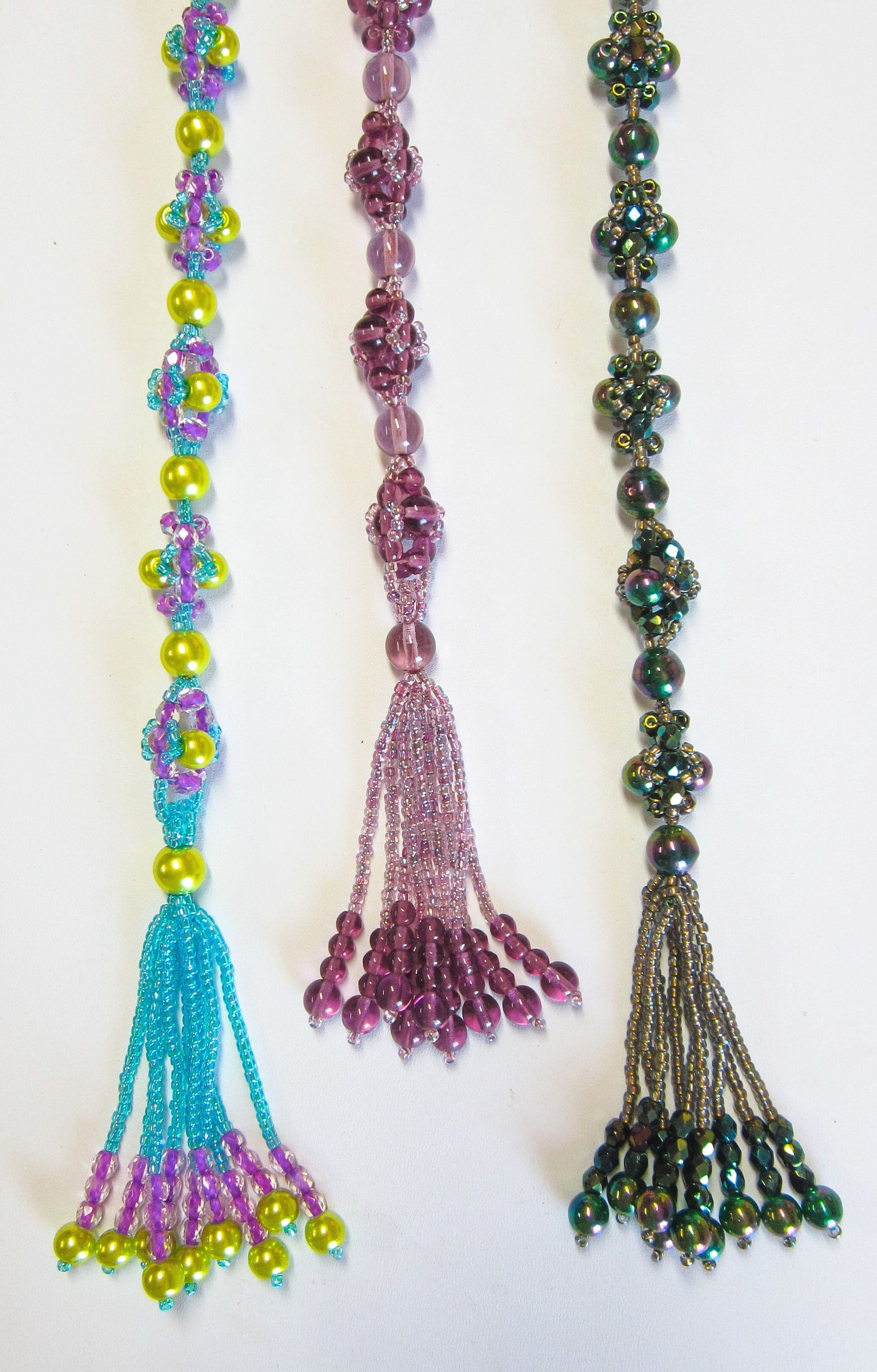 Baubles and Beads Lariat With Tassel - Etsy