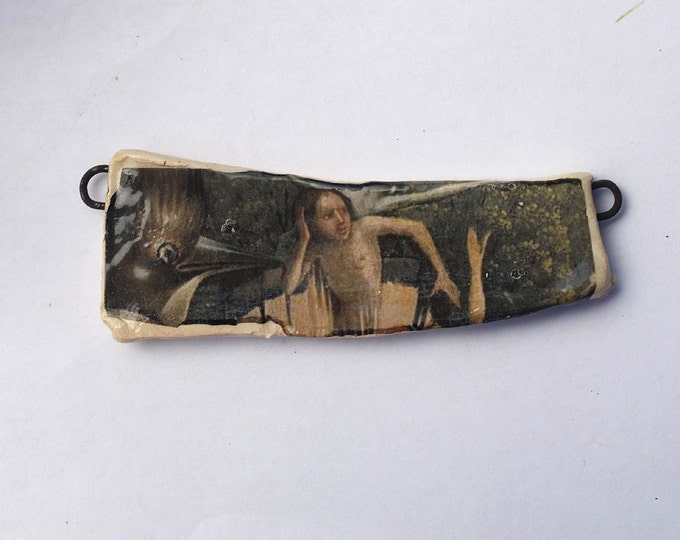 Scary Bird Hieronymus Bosch Decal Print Indie Jewelry Component Center ...