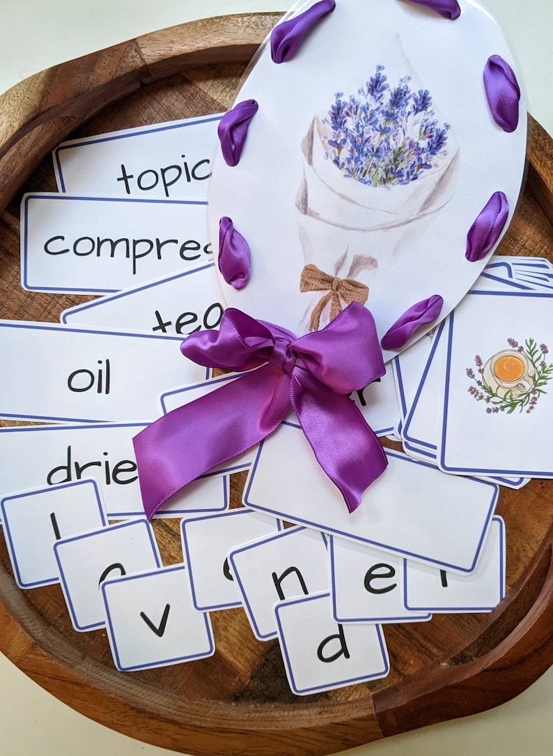 Lavender Learning Bundle for Homeschooling, Healing Plants Printable Series - Etsy