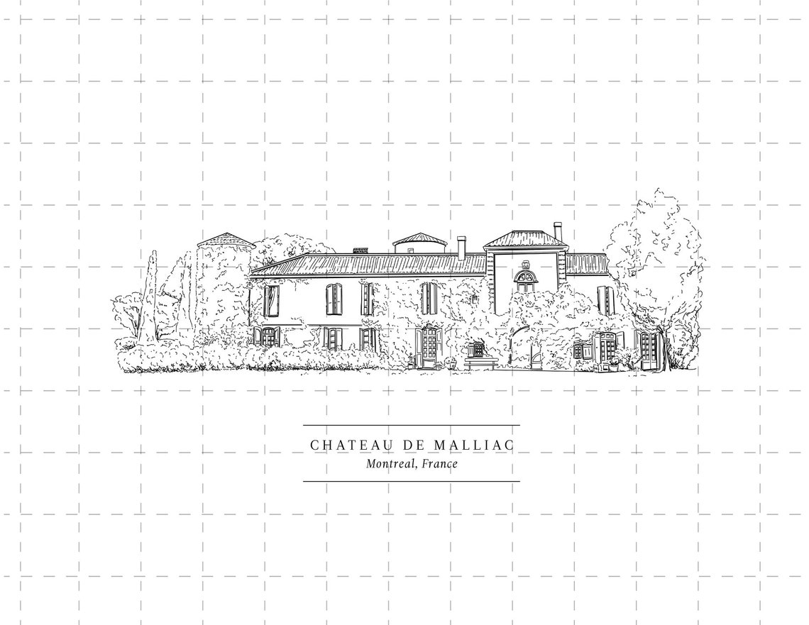 Custom Venue Illustration Digital Artwork for Letterpress - Etsy