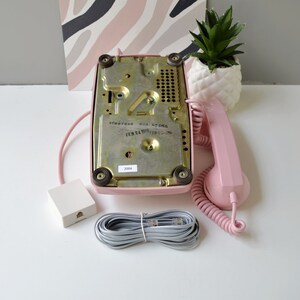 Pink Rotary Dial Phone by Automatic Electric, Restored and Working - Etsy