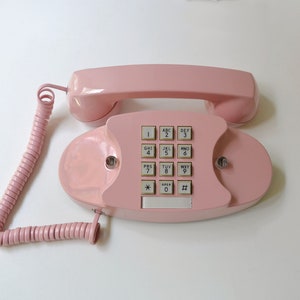 Touch Tone Princess Phone in Pink, Restored and Working - Etsy