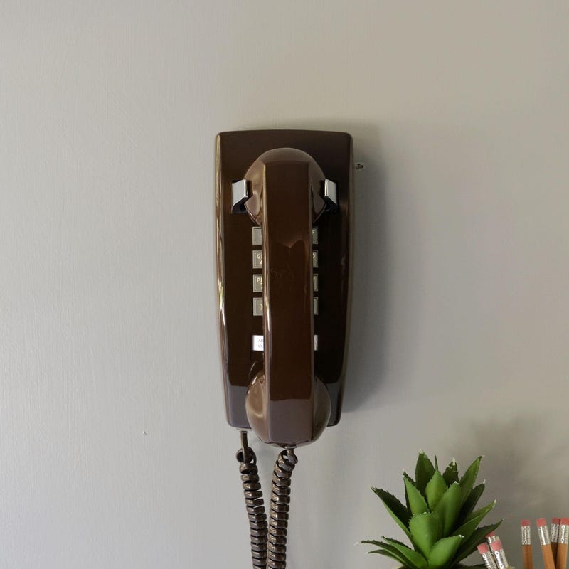 Vintage Wall Phone - Etsy